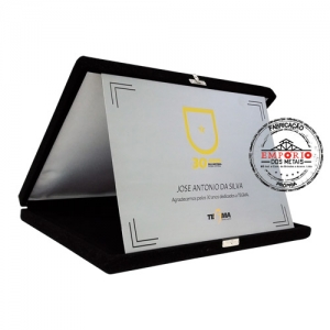 Placa em aço inox (528) - Placas de homenagem Personalizadas - Empório ...